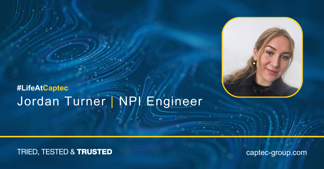 Life at Captec: Jordan Turner, NPI Engineer